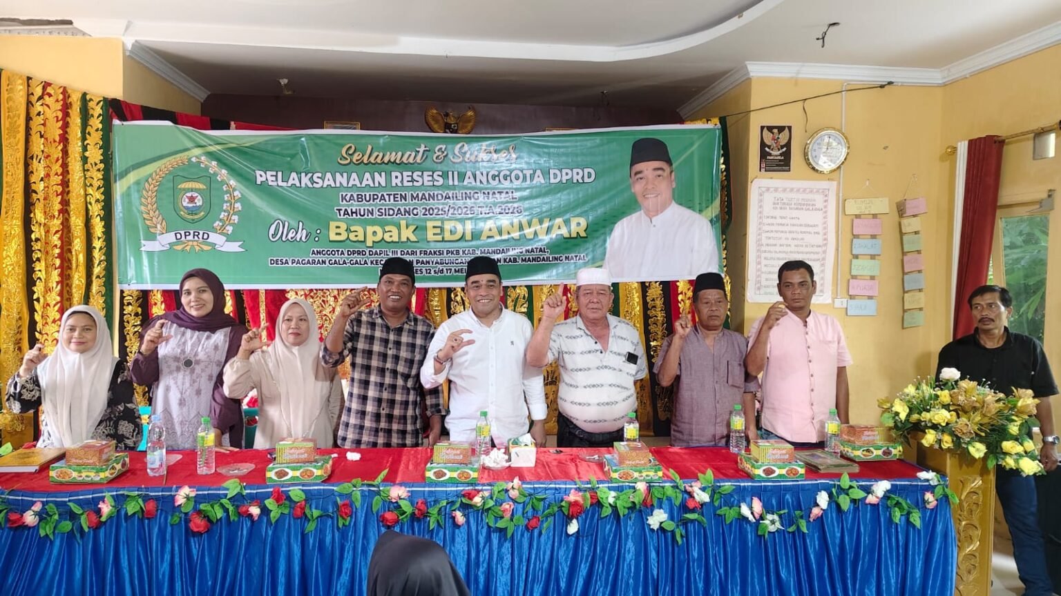 Gelar Reses II di Pagaran Gala-Gala, Edi Anwar Nasution Tampung ...